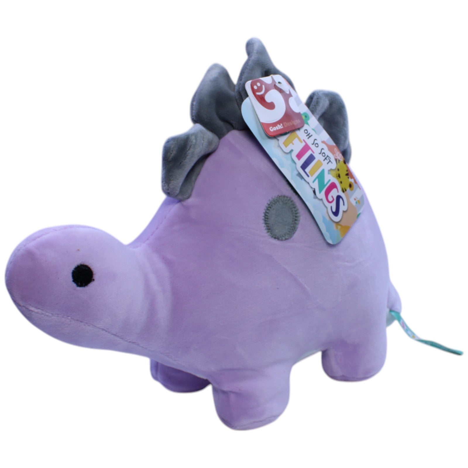 Squishy Softlings, süßer Stegosaurus Kuscheltier von PMS – Kumpel Leo